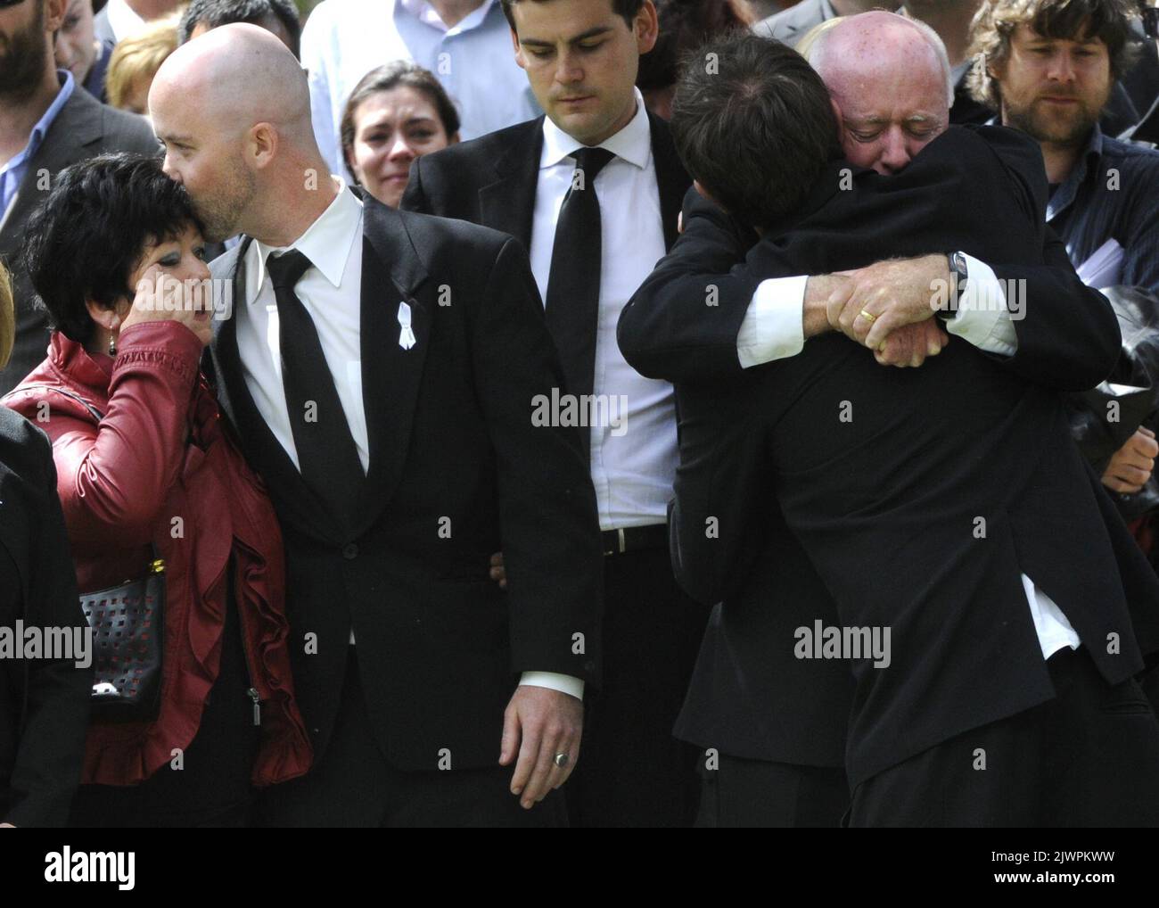 The family of Jill Meagher (L to R) mother Edith McKeon, son Michael ...