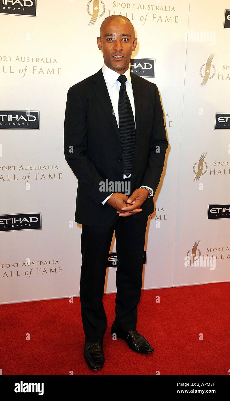 Former Australian Wallabies captain George Gregan, on the red carpet at ...