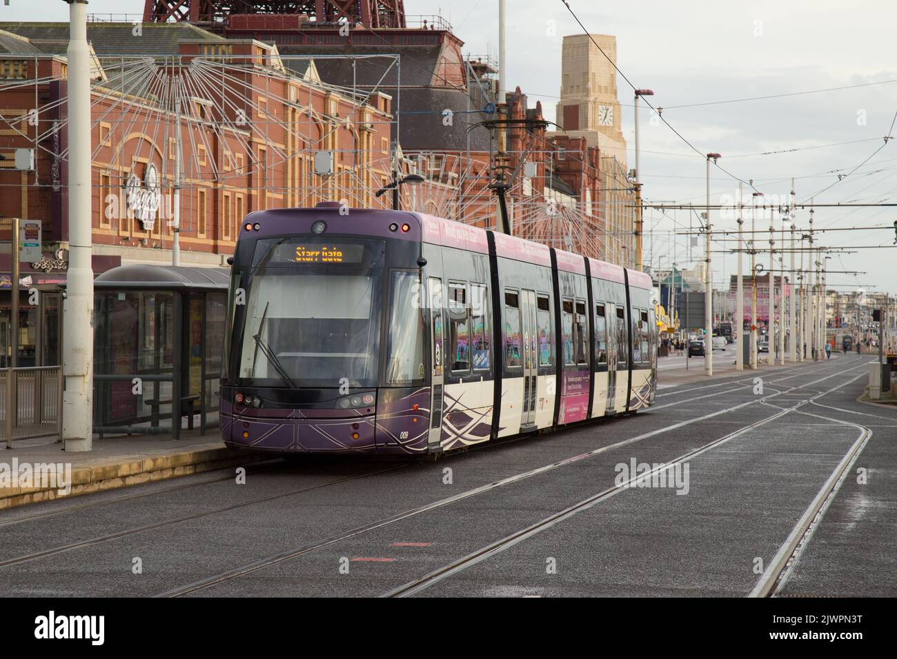 Blackpool Illuminations promenade seafront England Stock Photo - Alamy