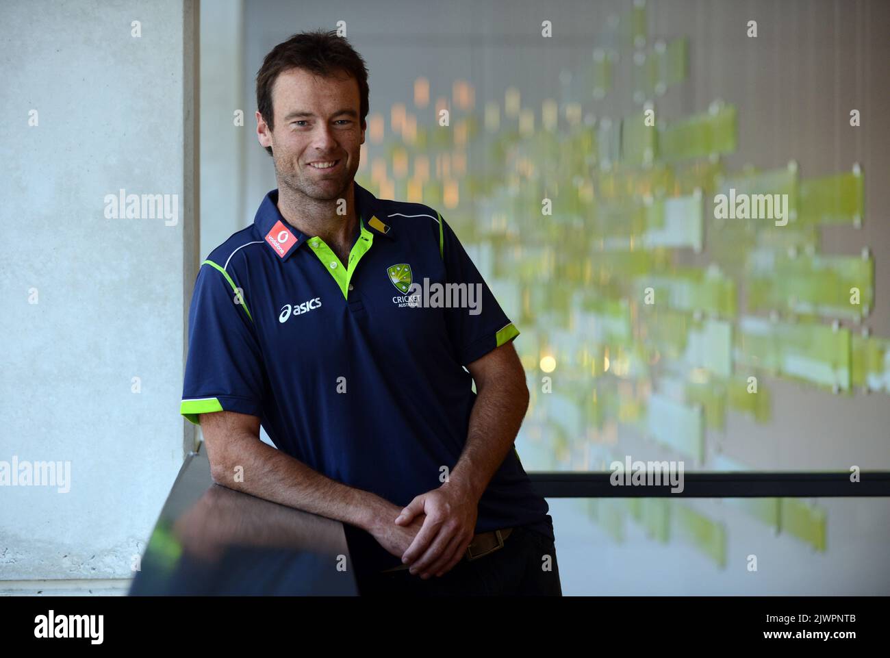 Victorian batsman Rob Quiney poses for a photo in Brisbane, Monday, Nov ...