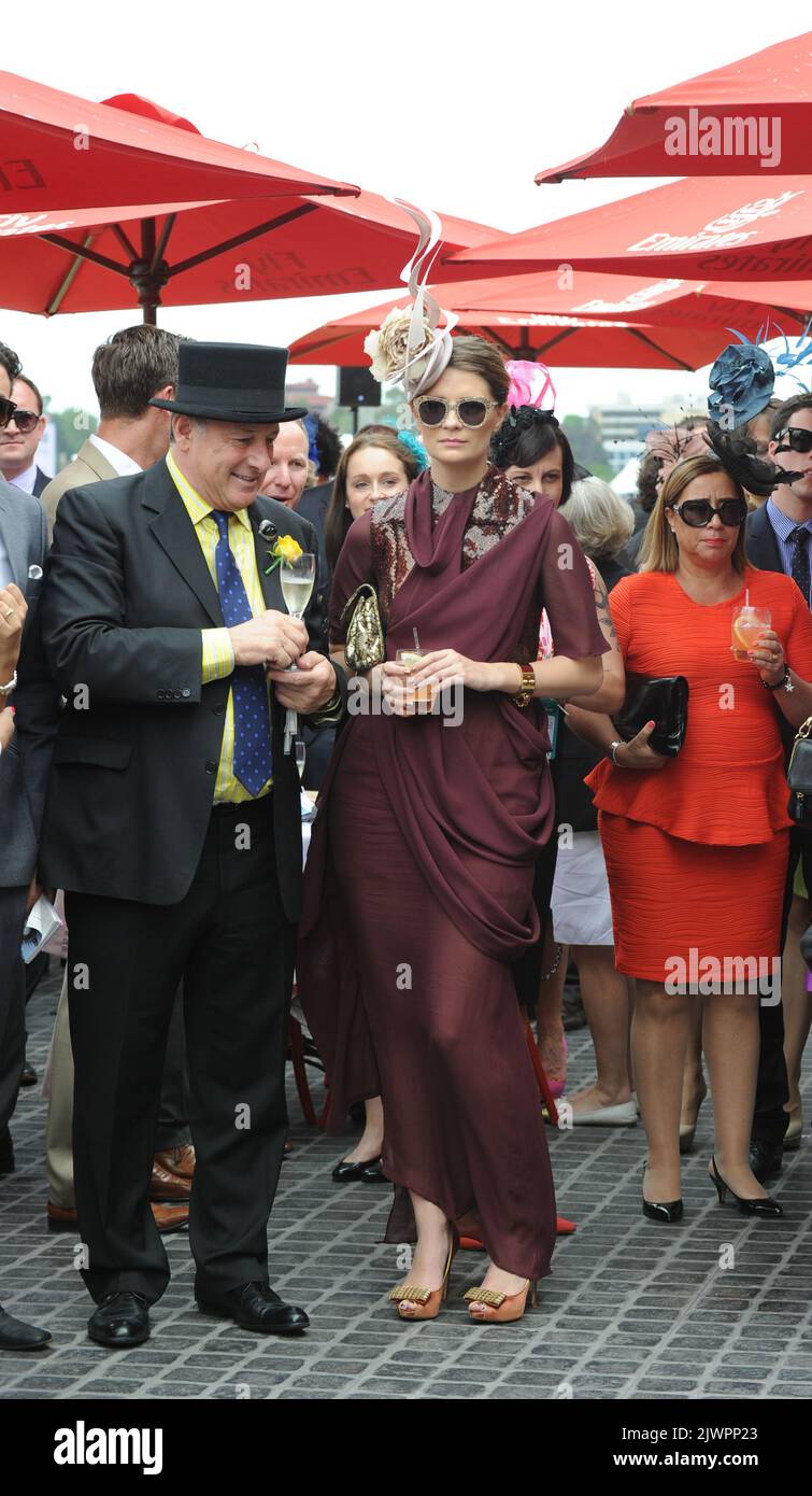 American actor Mischa Barton at the Emirates marquee in the birdcage ...
