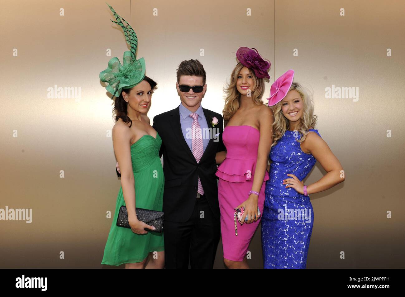 Beauty and the Geek stars (L-R) Greta Guy, Dane Gade, Chontelle ...