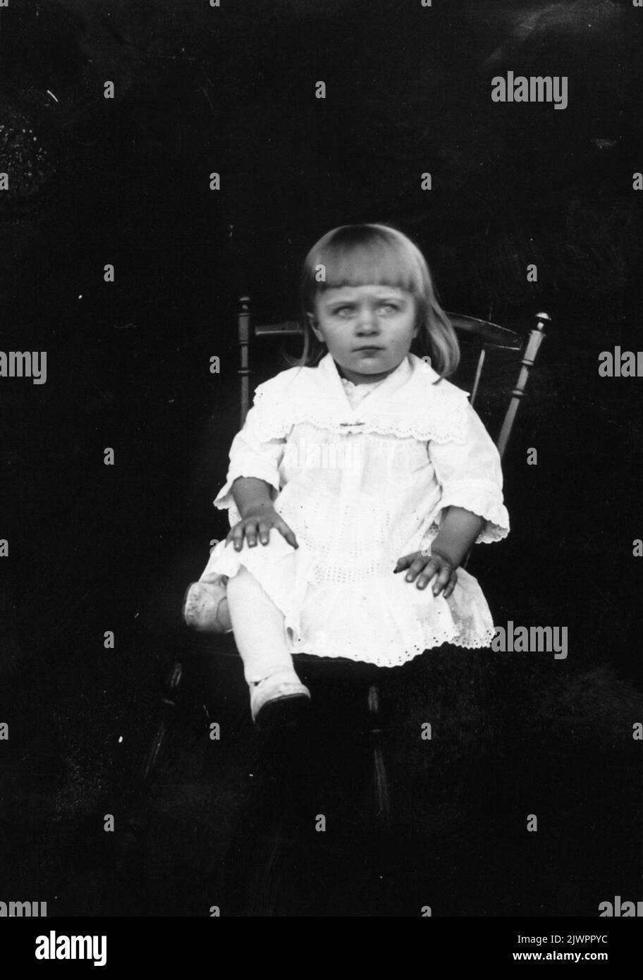 Ingrid Falk, foster child at Lindbergs in Östansjö. Ingrid Falk ...