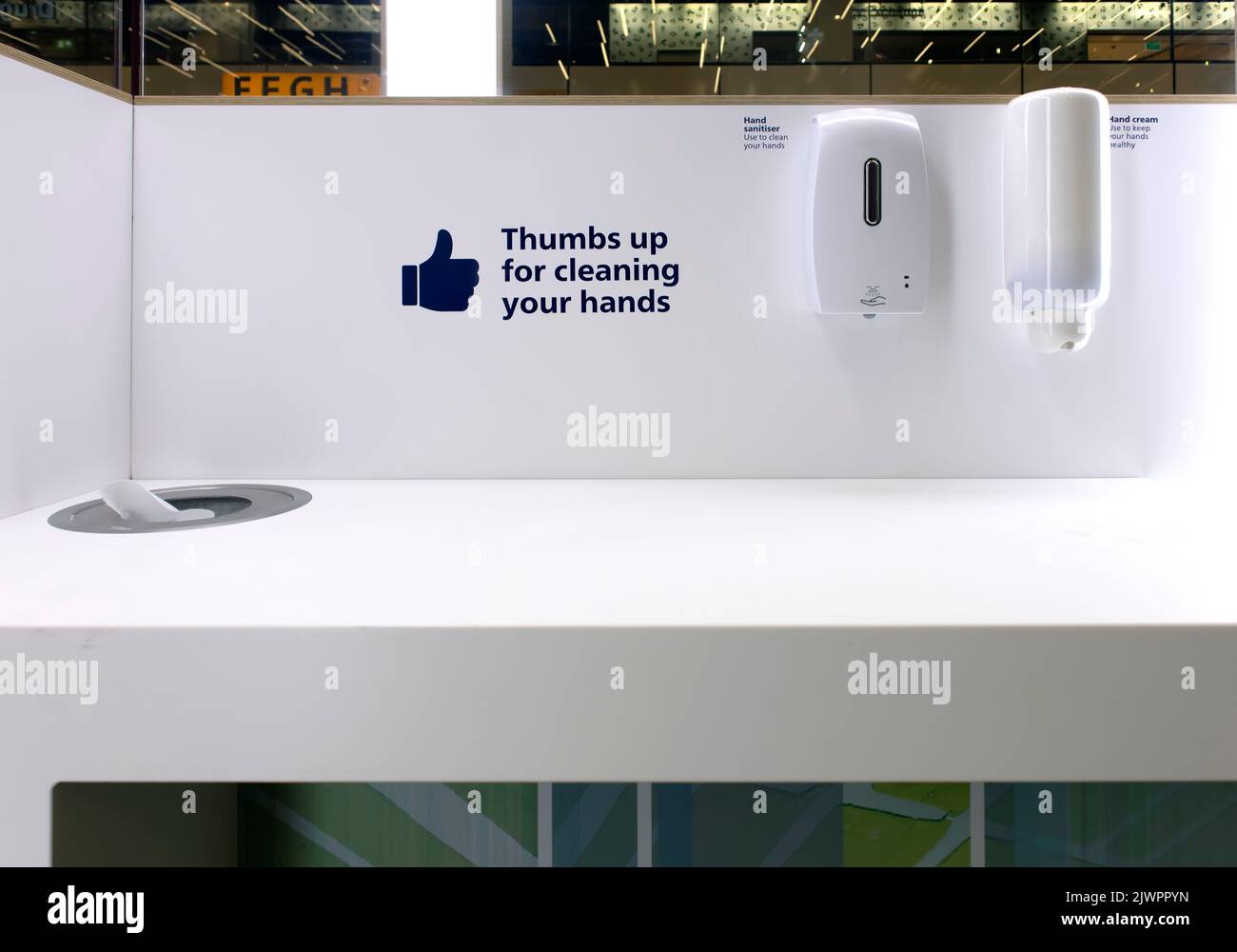 Hand washing station hi-res stock photography and images - Alamy