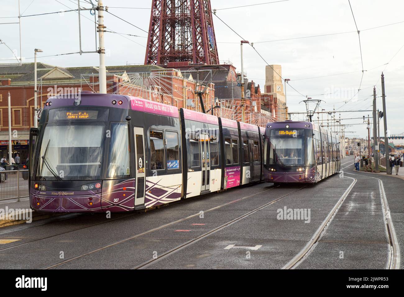 Blackpool Illuminations promenade seafront England Stock Photo - Alamy