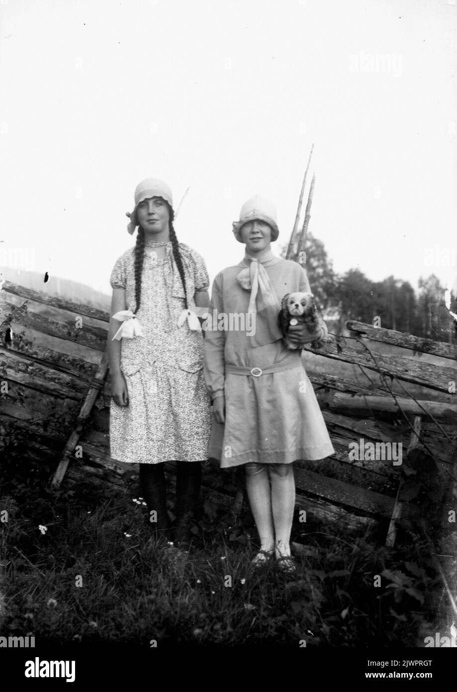The finely dressed young girls are to the left Signe Westring master ...