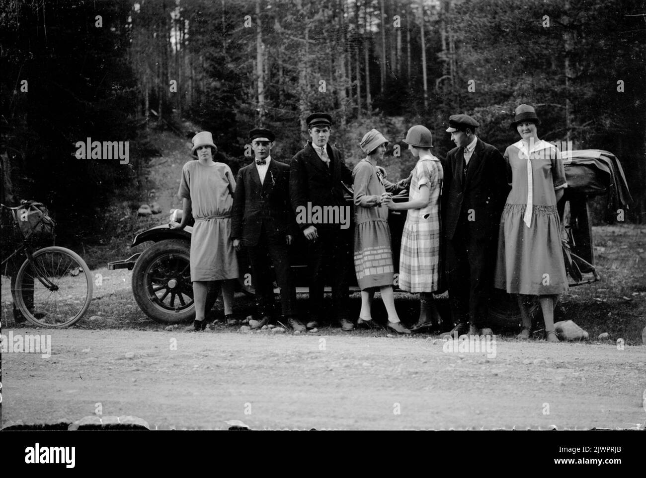 Excursion exploration Black and White Stock Photos & Images - Alamy