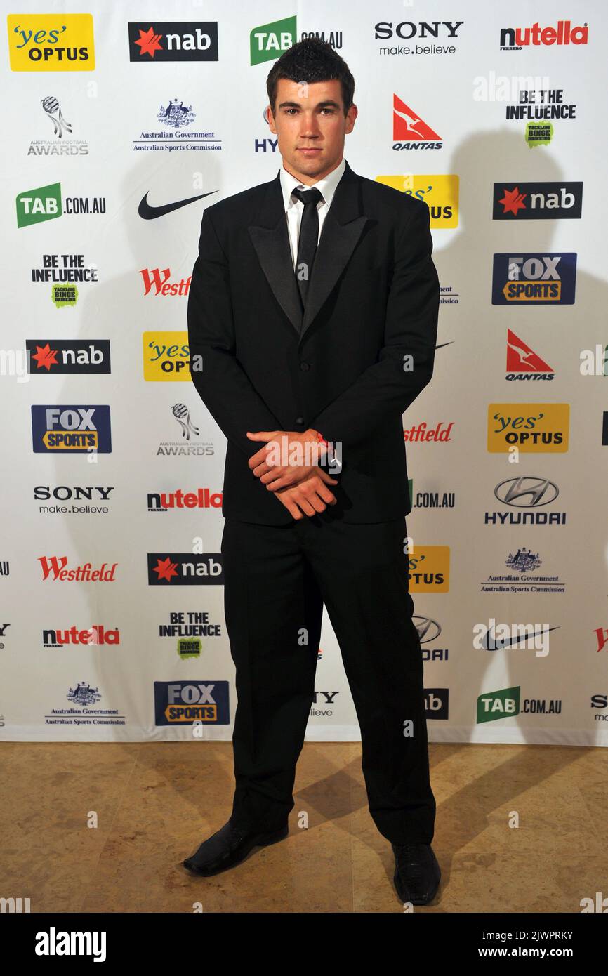 Matt Ryan poses for a photograph on his arrival to the Australian ...