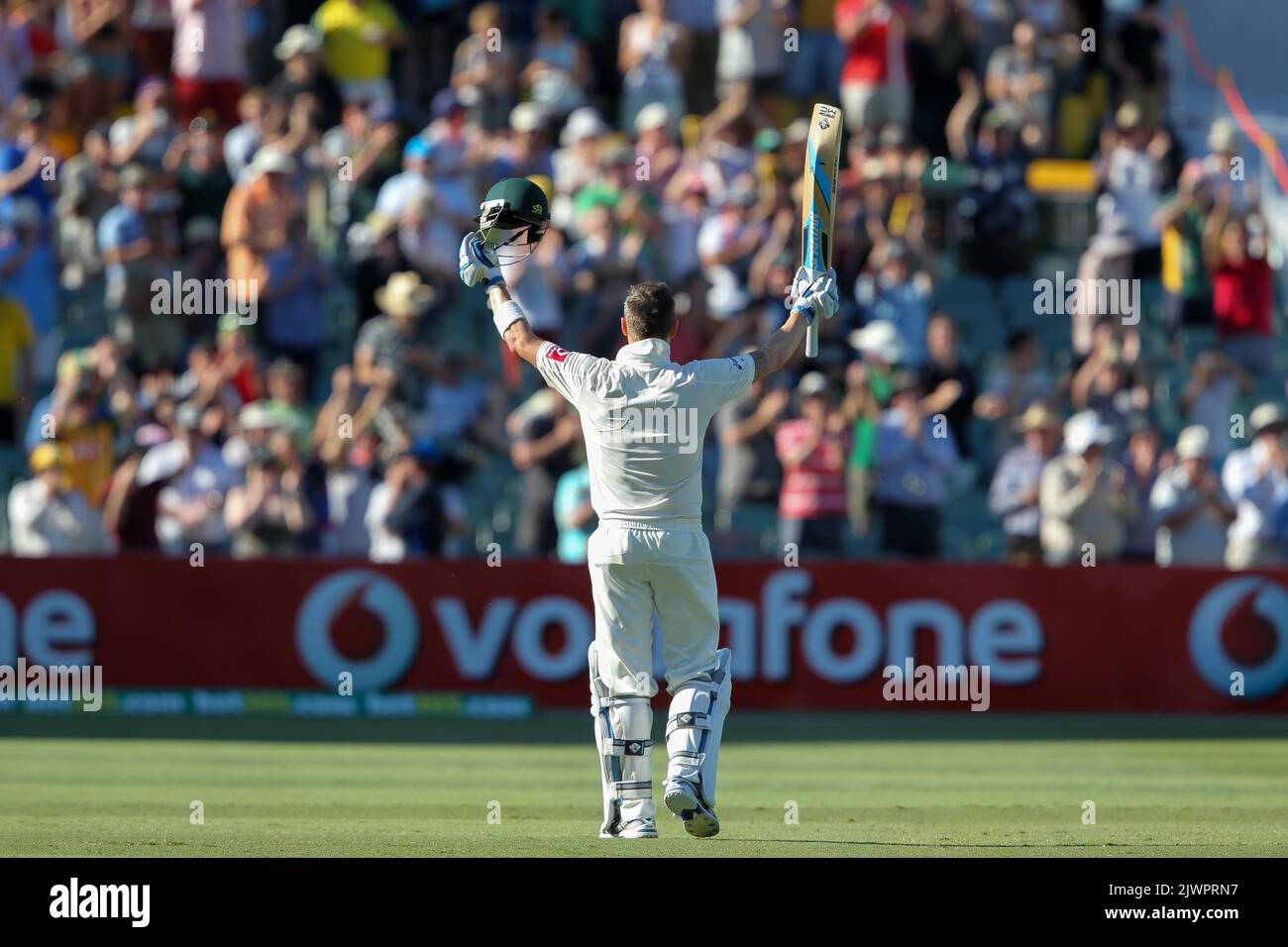 Australia's Michael Clarke celebrates scoring a double century during ...