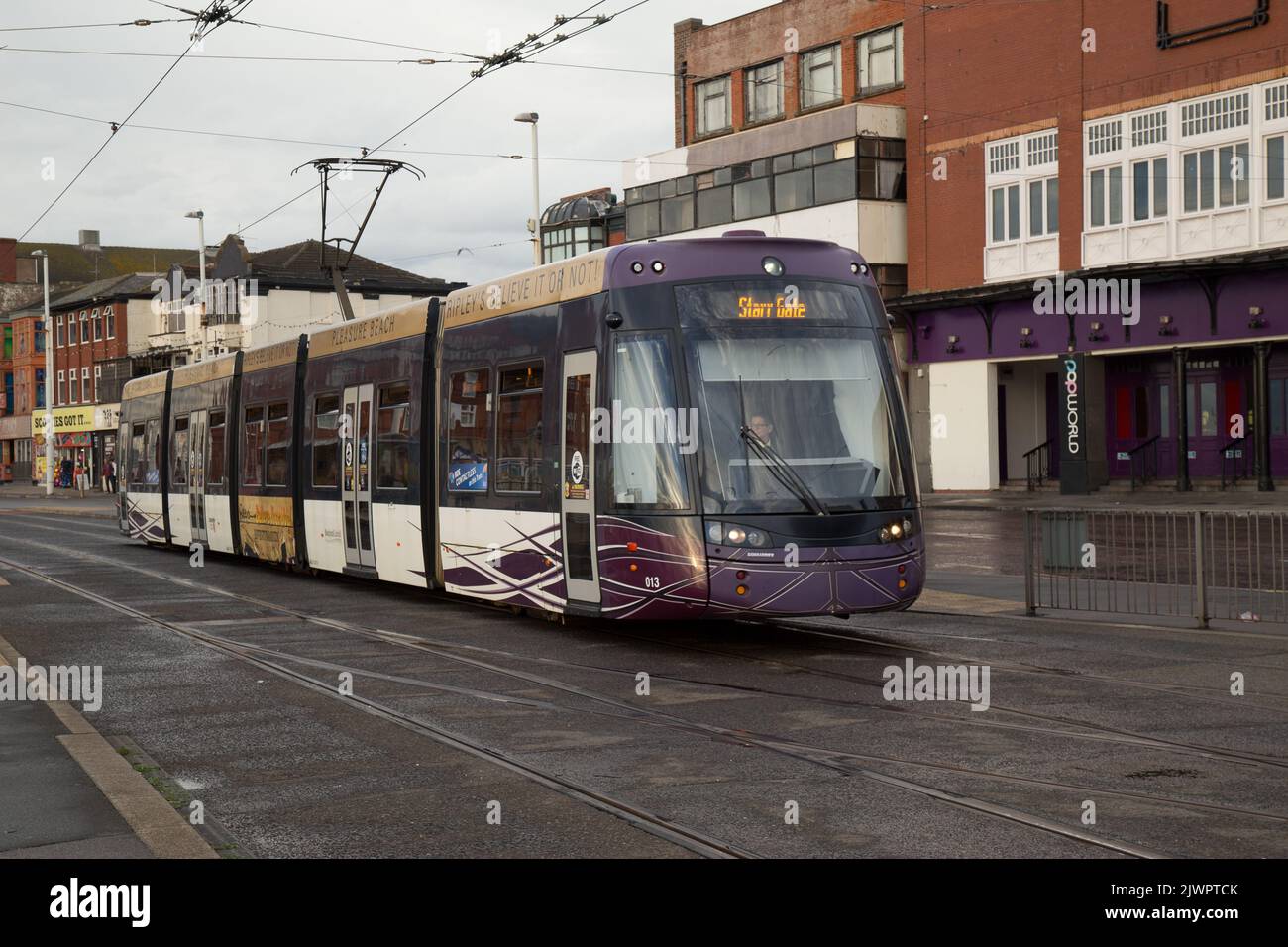 Blackpool Illuminations promenade seafront England Stock Photo - Alamy