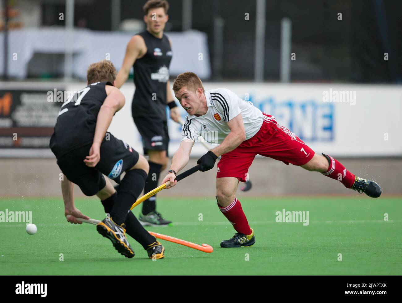 Henry Weir of in action during the Day 3, New Zealand and England match ...