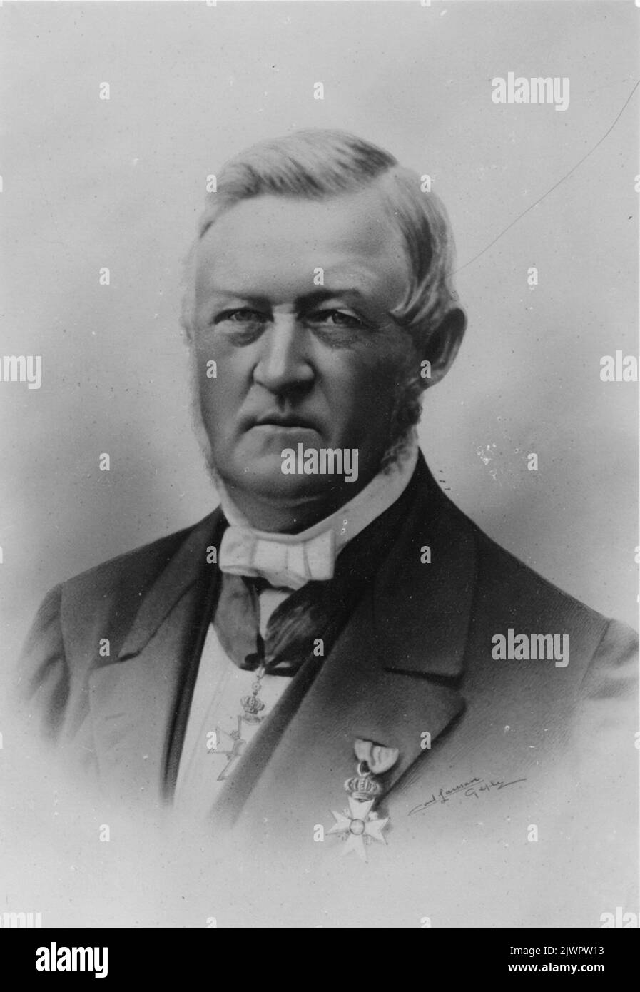 Born in Gnarp 1805, died in Gävle 1888. Businessman, politician and ...