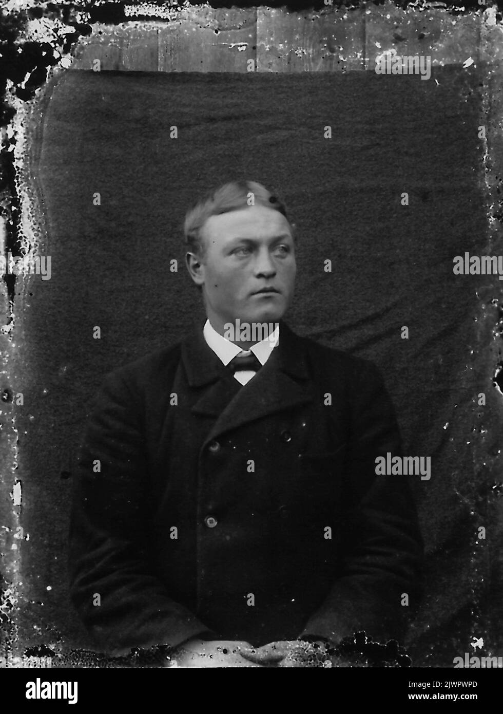 Print photo man portrait Black and White Stock Photos & Images - Alamy