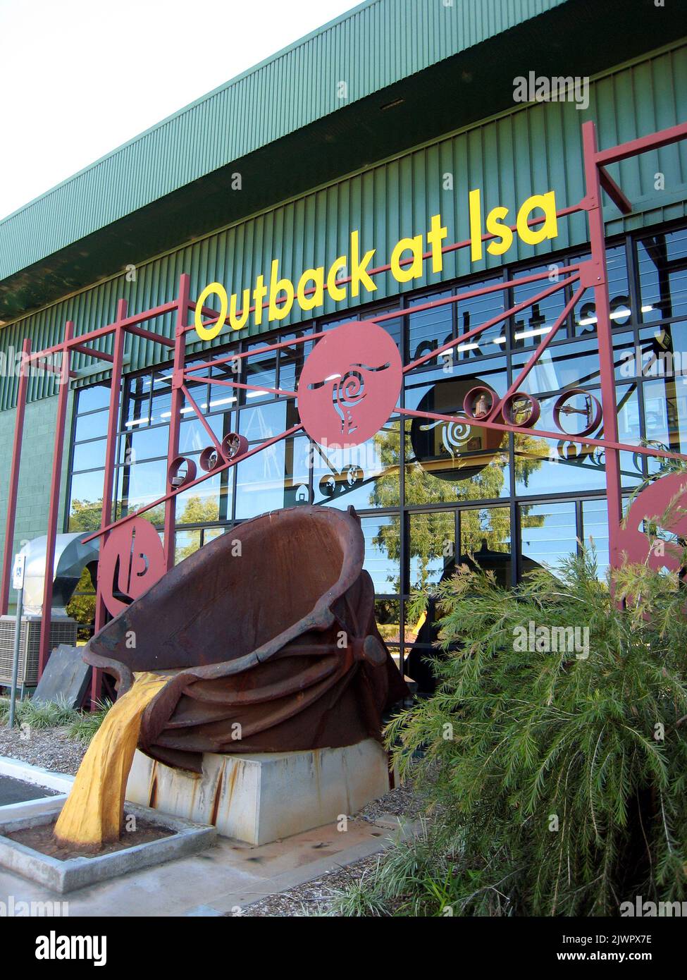 Entrance to Outback at Isa attraction, June 19, 2012. An underground ...