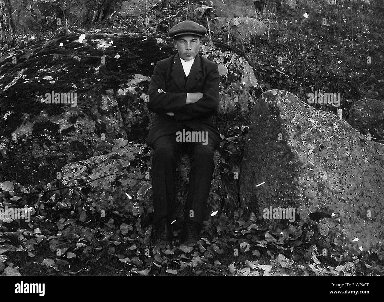 Photograph young man male Black and White Stock Photos & Images - Alamy