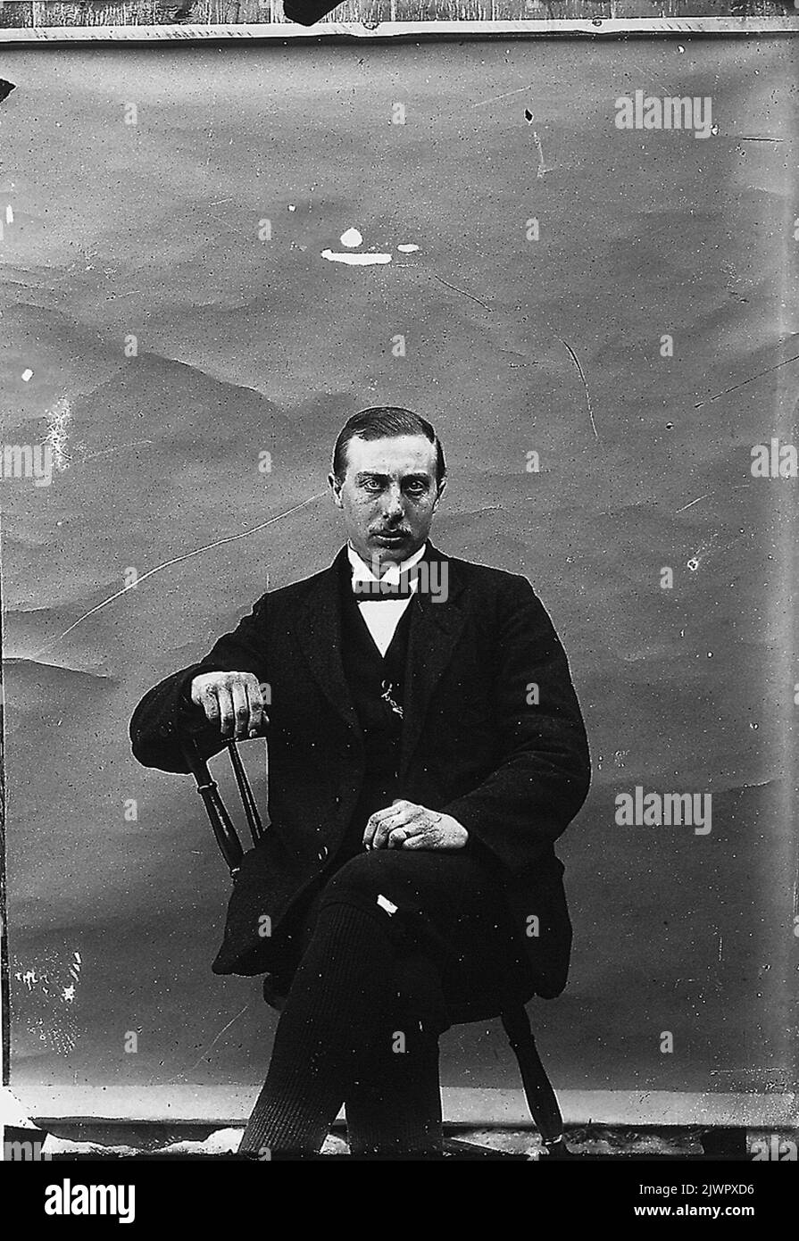 Print photo man portrait Black and White Stock Photos & Images - Alamy