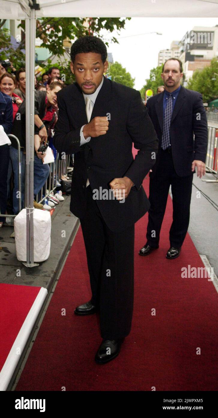 PA PHOTOS / AAP - UK USE ONLY : Hollywood actor Will Smith poses to ...