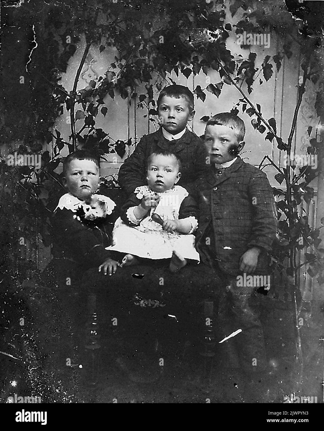 Portrait school age children Black and White Stock Photos & Images - Alamy