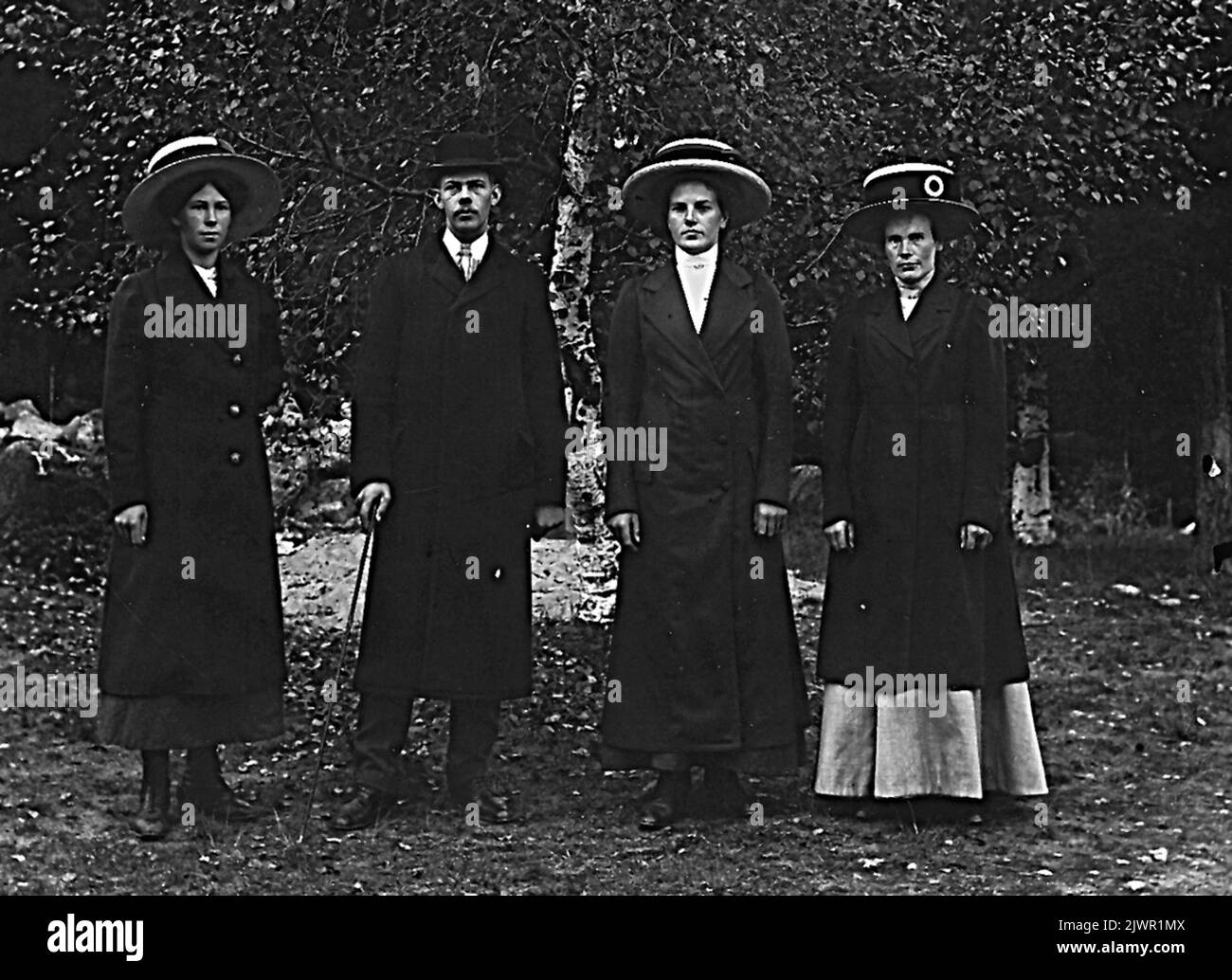 Ester Lindberg, Per Herman Lindberg, Anna Lindberg (born Käller) and ...