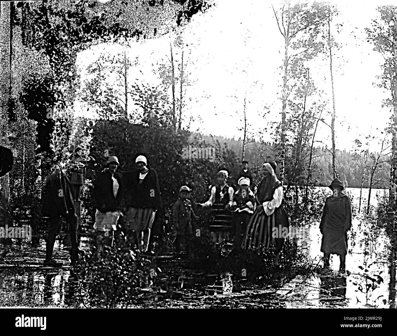 Flood observation Black and White Stock Photos & Images - Alamy