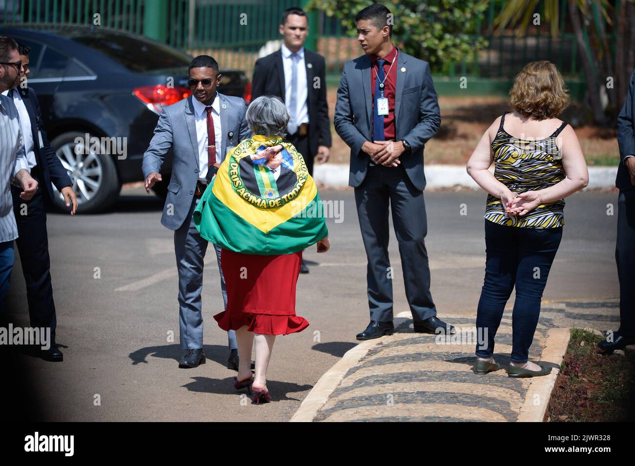 BRASÍLIA, DF - 06.09.2022: PREPARATIONS 7TH OF SEPTEMBER IN BRASILIA ...