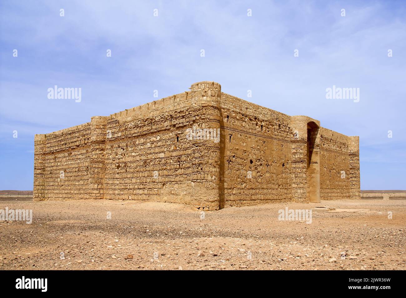 Quseir (Qasr) Amra desert castle near Amman, Jordan Stock Photo - Alamy