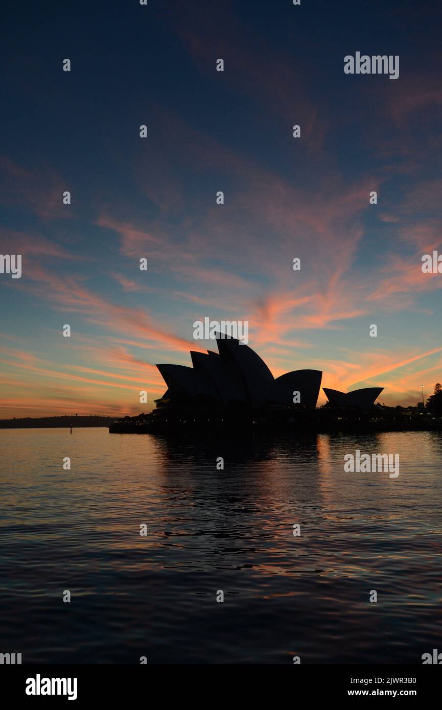 A sunrise over the Sydney Opera House, Sydney, Wednesday, Jan. 16, 2013 ...