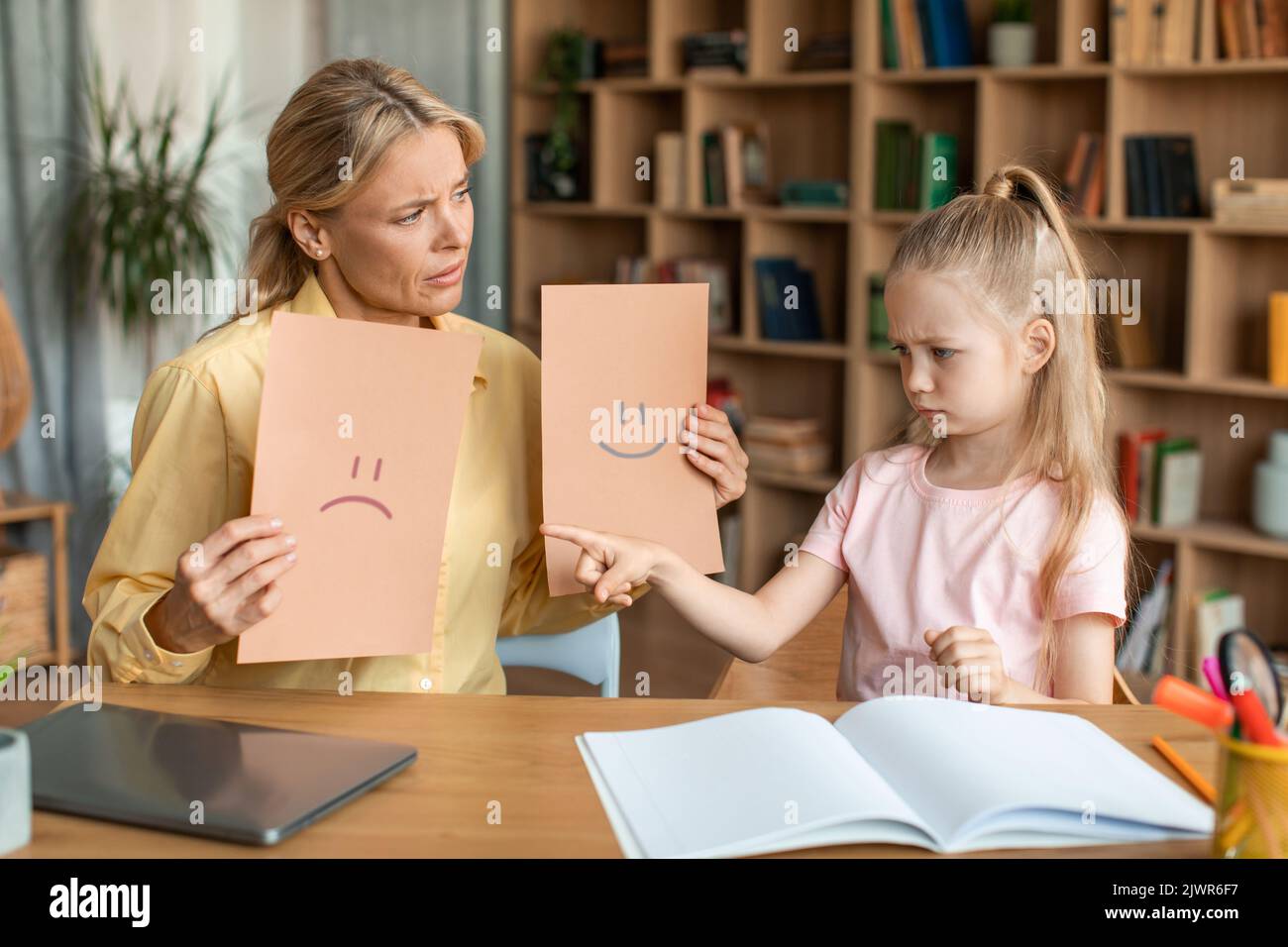 Child development, emotional intelligence for kids concept ...