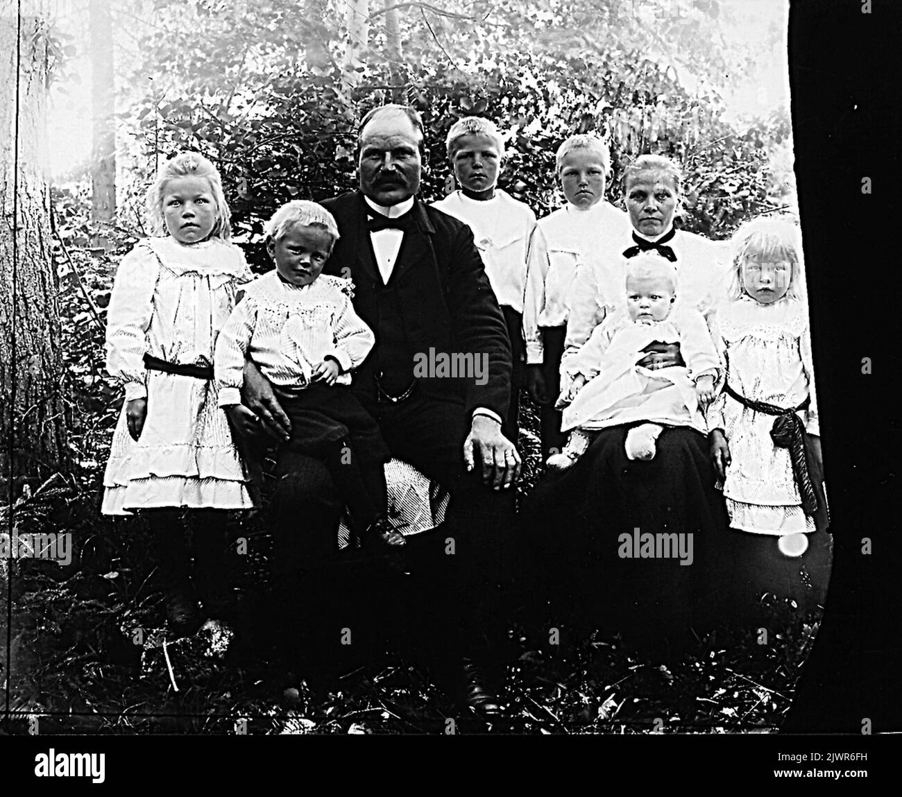 Unknown family. Okänd familj Stock Photo - Alamy