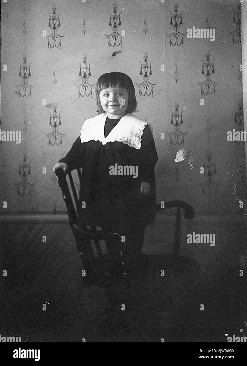 Ingrid Falk, foster child at Lindbergs in Östansjö. Ingrid Falk ...