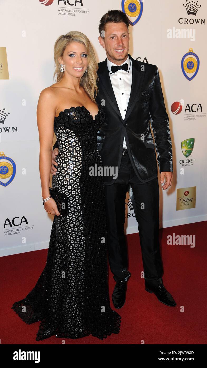 Australian cricketer James Pattinson and partner Kayla Dickson on the ...