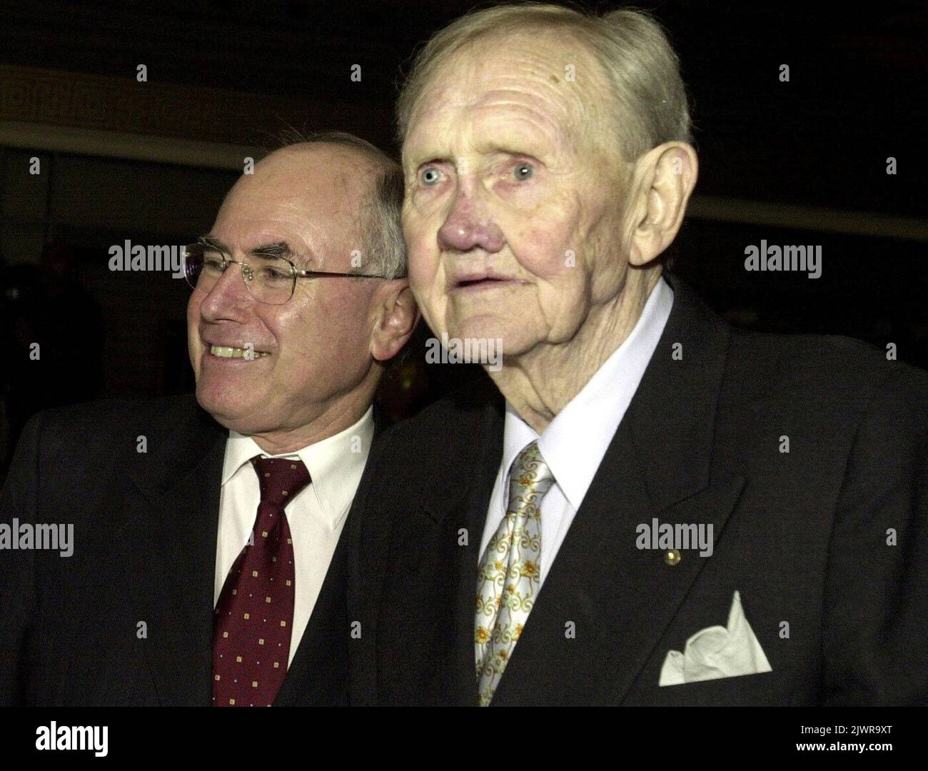 PA PHOTOS/AAP - UK USE ONLY : FILE PICTURE. Former Prime Minister Sir ...