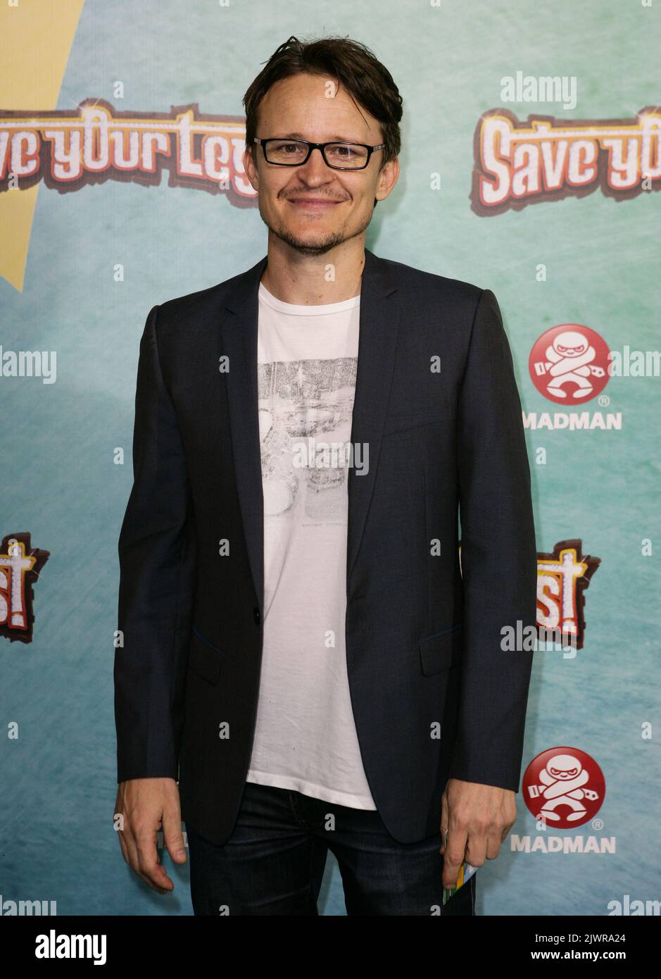 Damon Herriman arrives at the "Save Your Legs" Premiere at Event ...