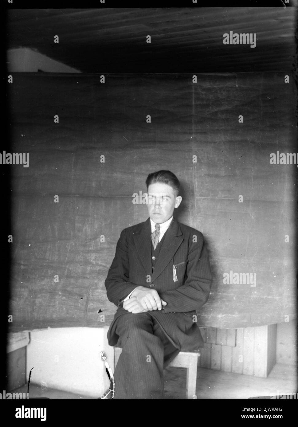 Unknown man. Okänd man Stock Photo - Alamy