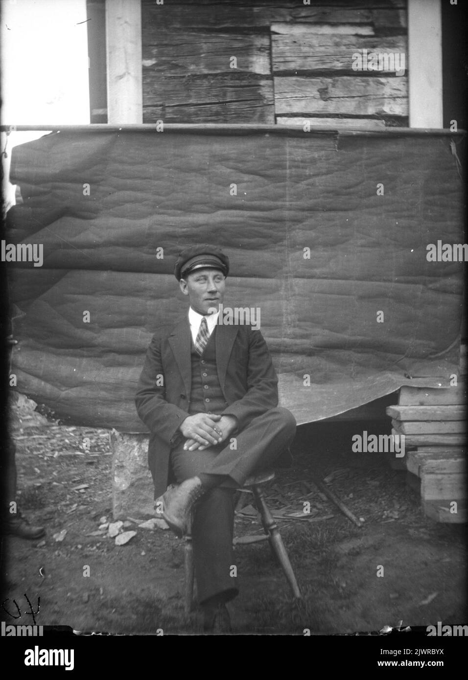Unknown man. Okänd man Stock Photo - Alamy