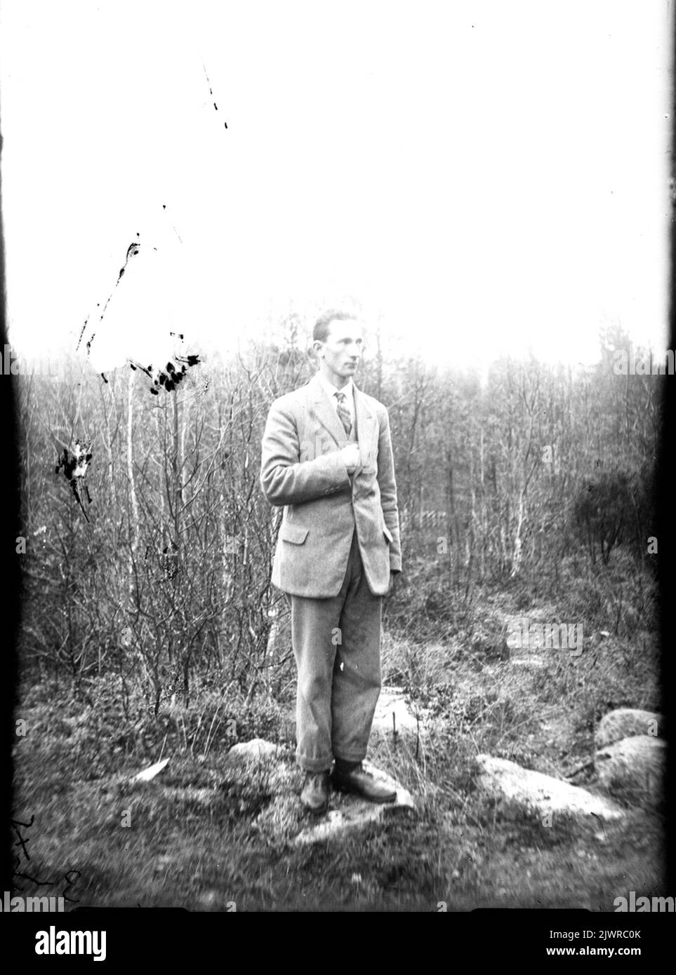 Unknown man. Okänd man Stock Photo - Alamy