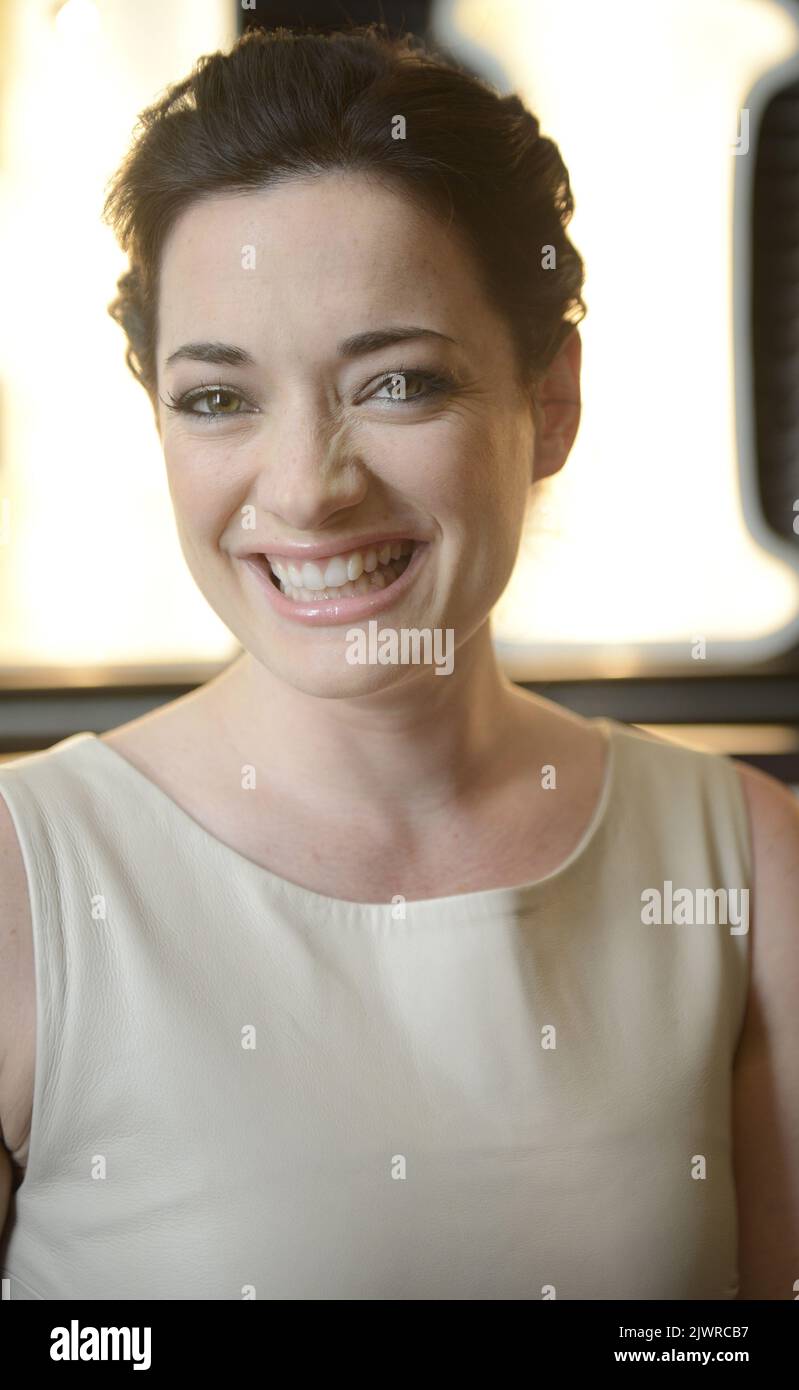 English actor Laura Michelle Kelly poses for photographs in Sydney ...