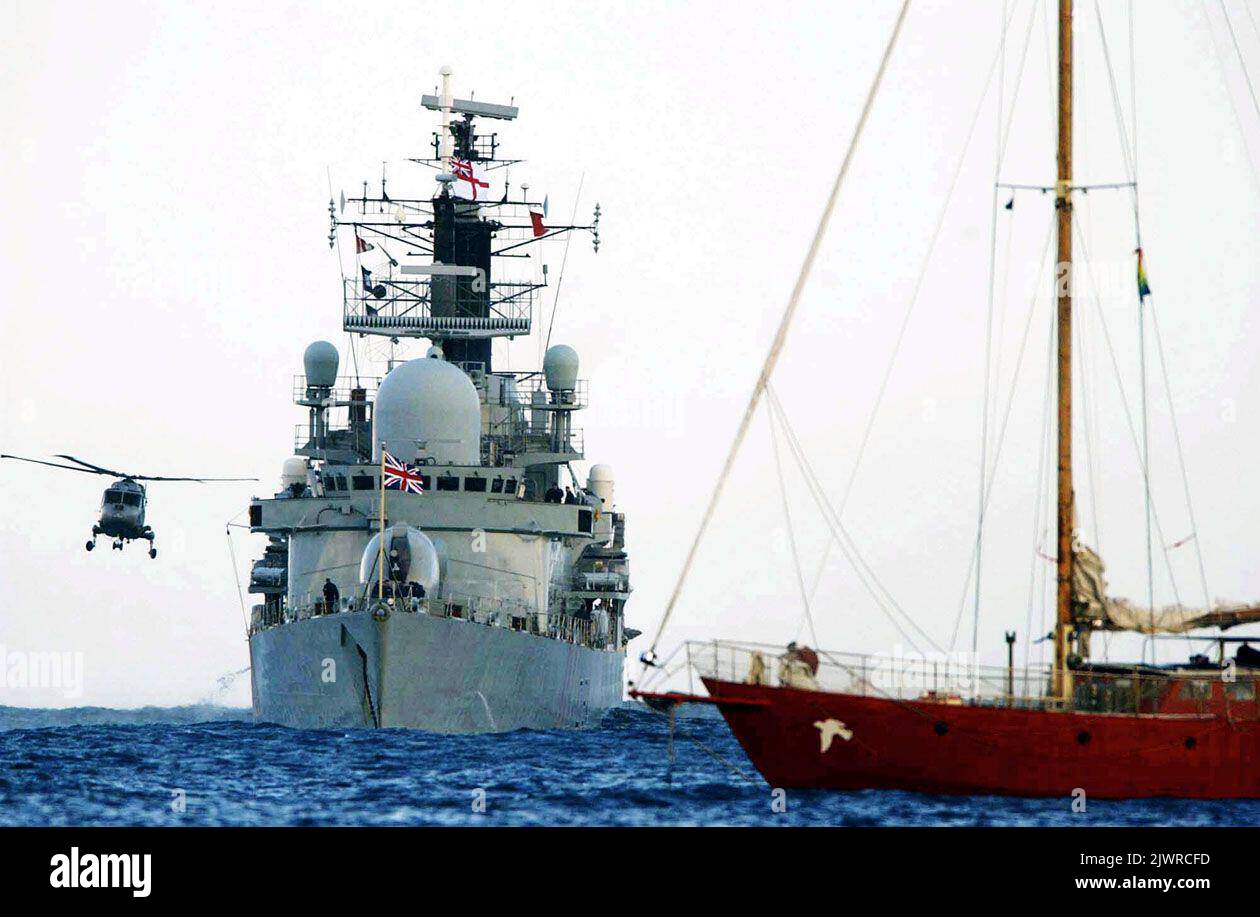 PA PHOTOS/AAP- UK USE ONLY: Lord Howe Island. The onboard helicopter of ...