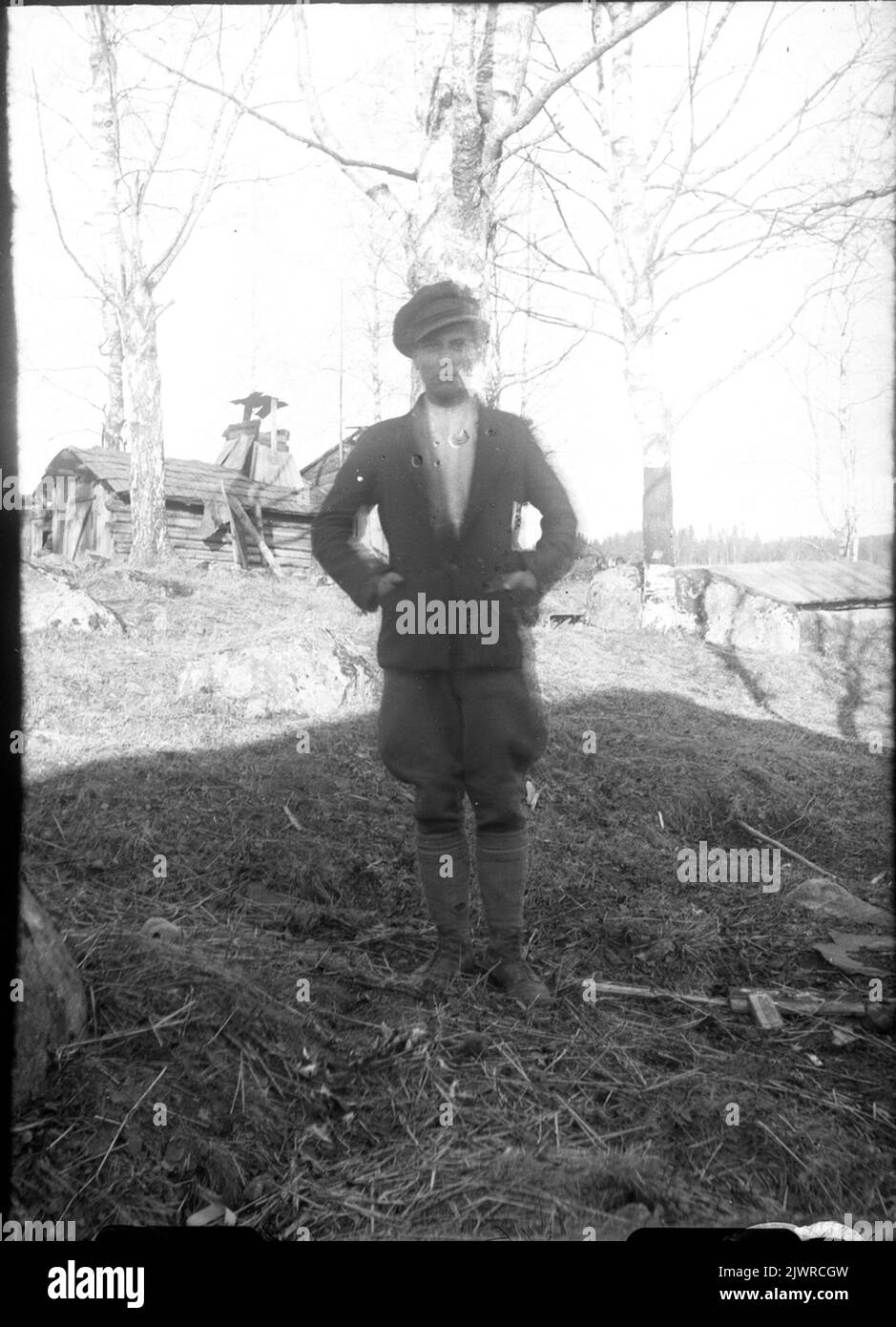 Unknown man. Okänd man Stock Photo - Alamy