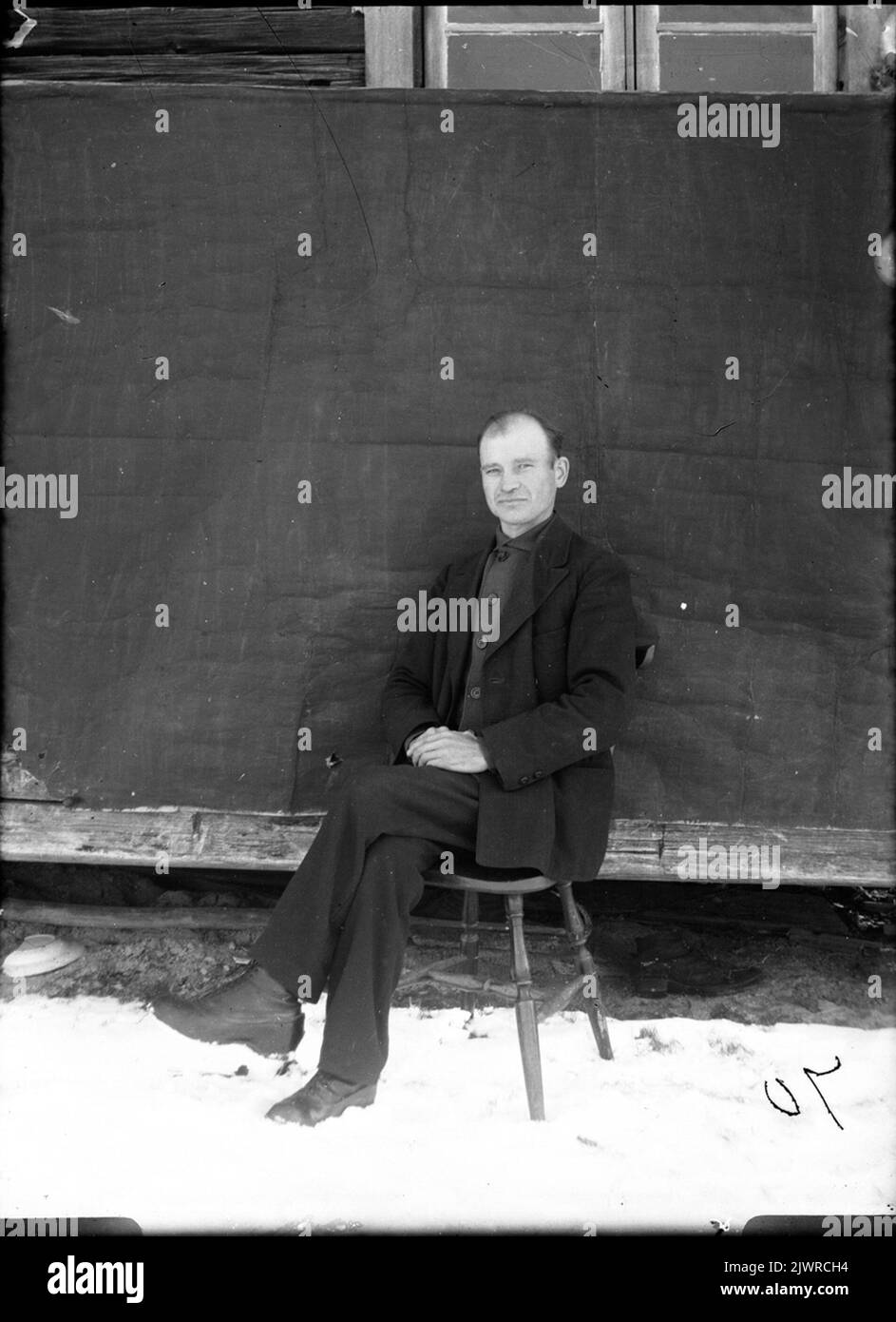 Unknown man. Okänd man Stock Photo - Alamy