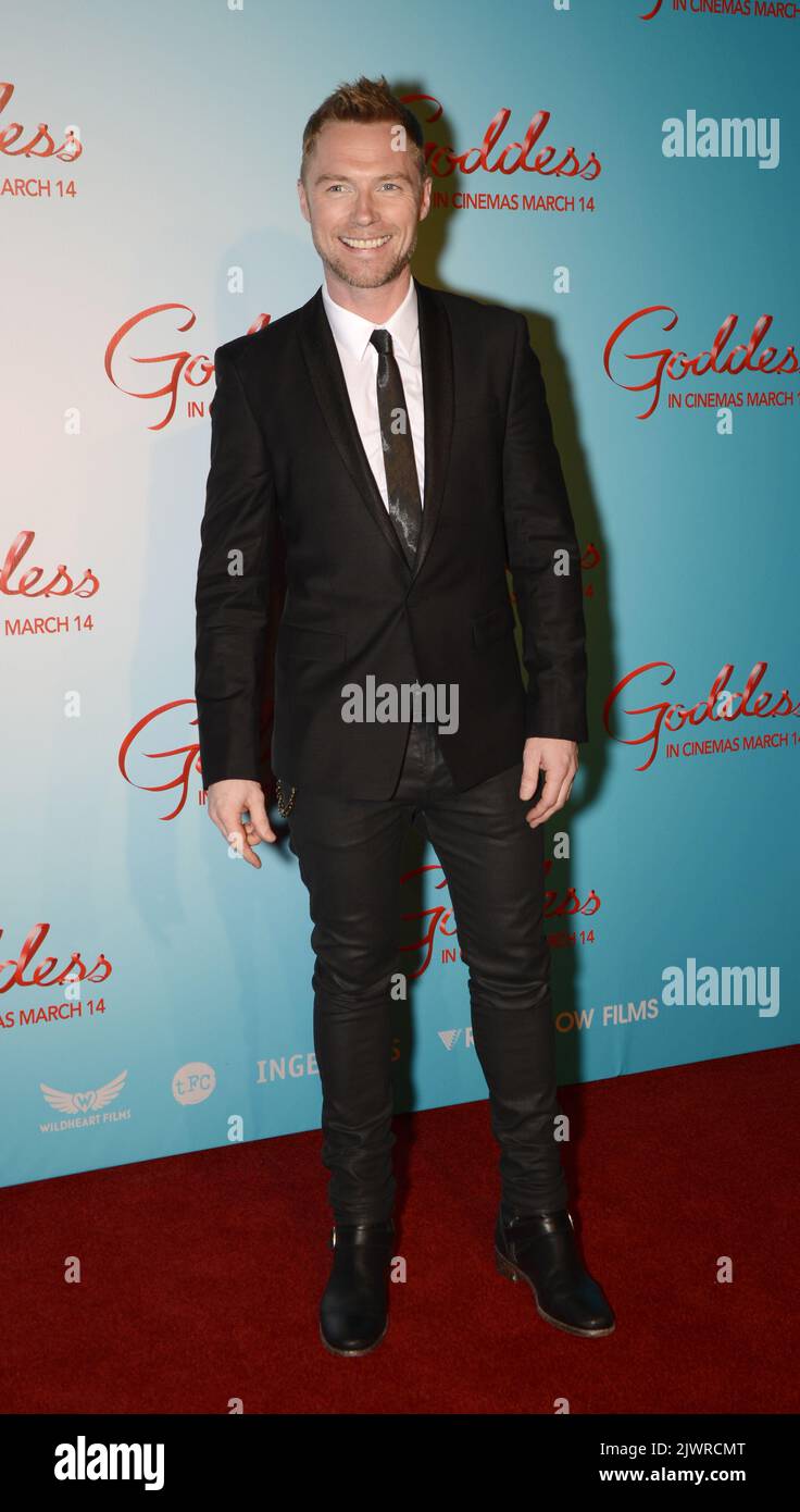 Actor Ronan Keating at the premiere of his new film Goddess in Sydney ...