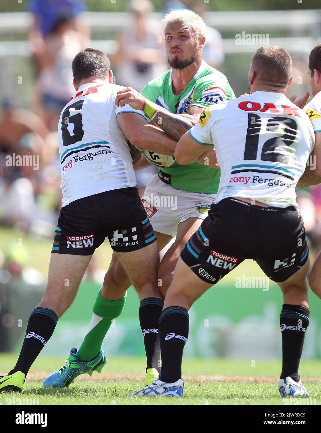 Sandor Earl in action during the NRL Round 1 match between Penrith ...
