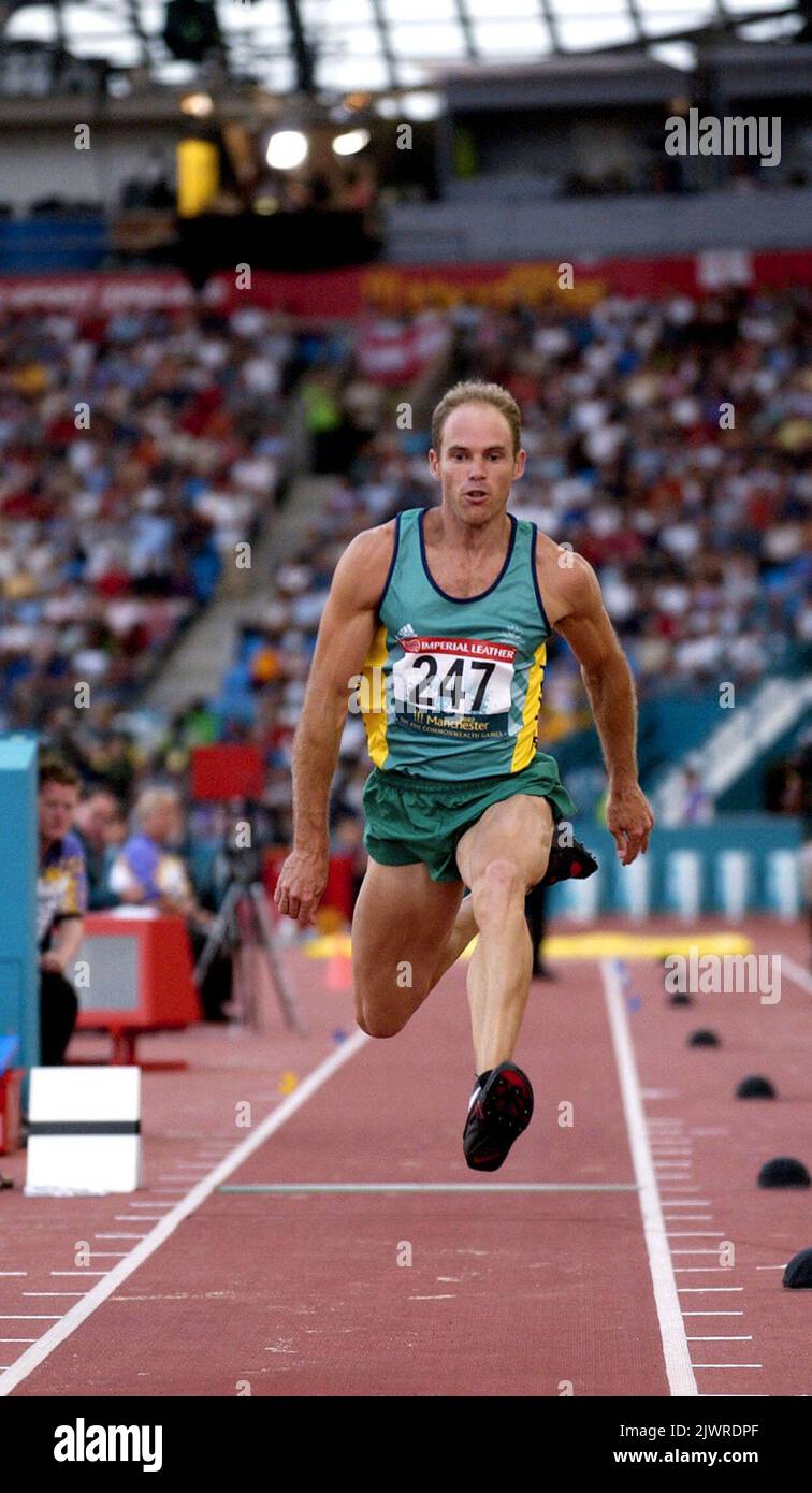 PA PHOTOS/AAP - UK USE ONLY : Australian triple jumper Andrew Murphy in ...