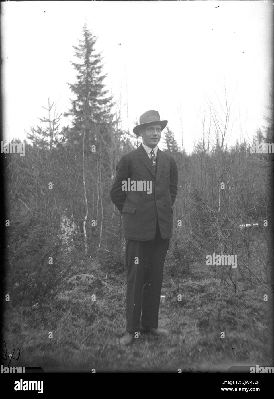 Unknown man. Okänd man Stock Photo - Alamy