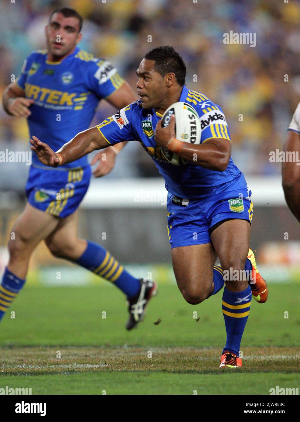 Chris Sandow in action during the NRL Rugby League, Round 2 match ...