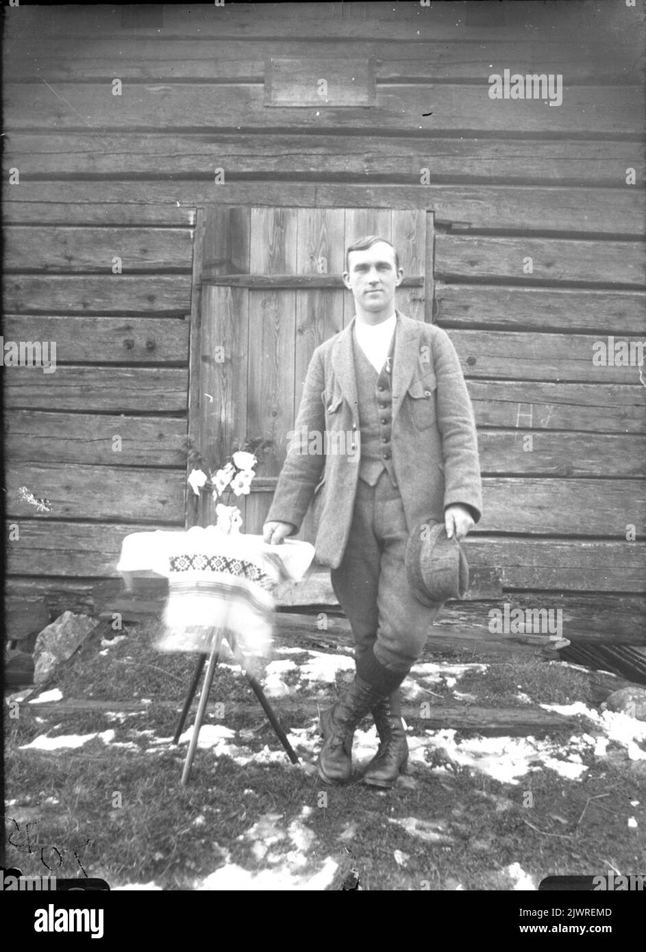 Unknown man. Okänd man Stock Photo - Alamy