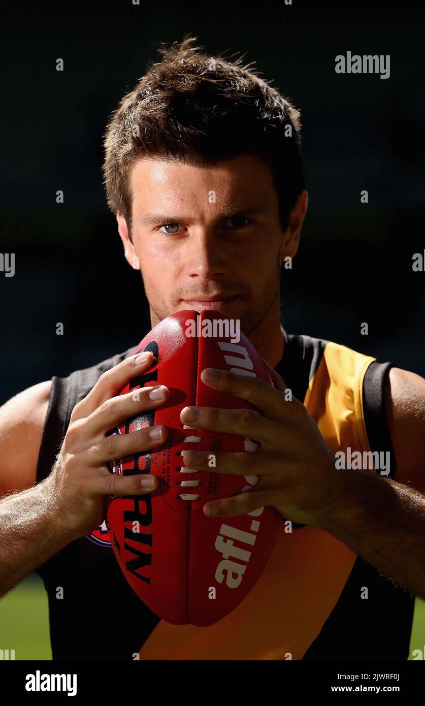 Trent Cotchin captain of the Richmond Tigers poses for a photo during ...