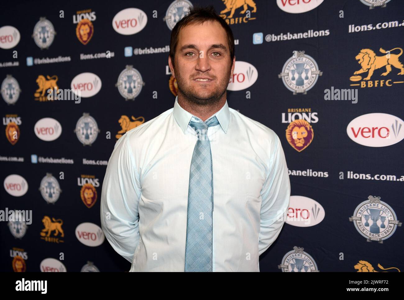 Former Brisbane Lions' player Daniel Bradshaw during an event to mark ...