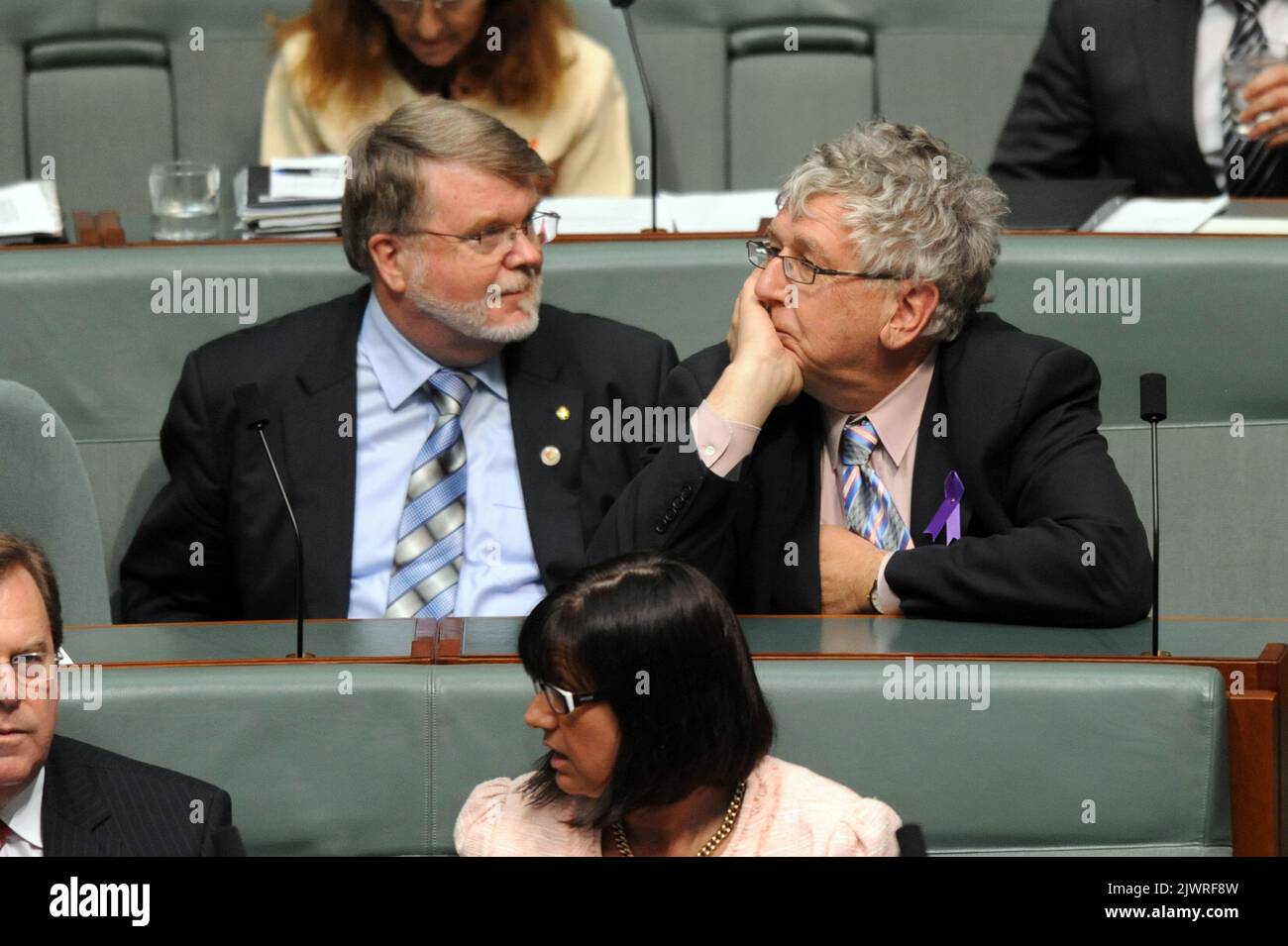 Harry Jenkins and Laurie Ferguson during House of Representatives ...