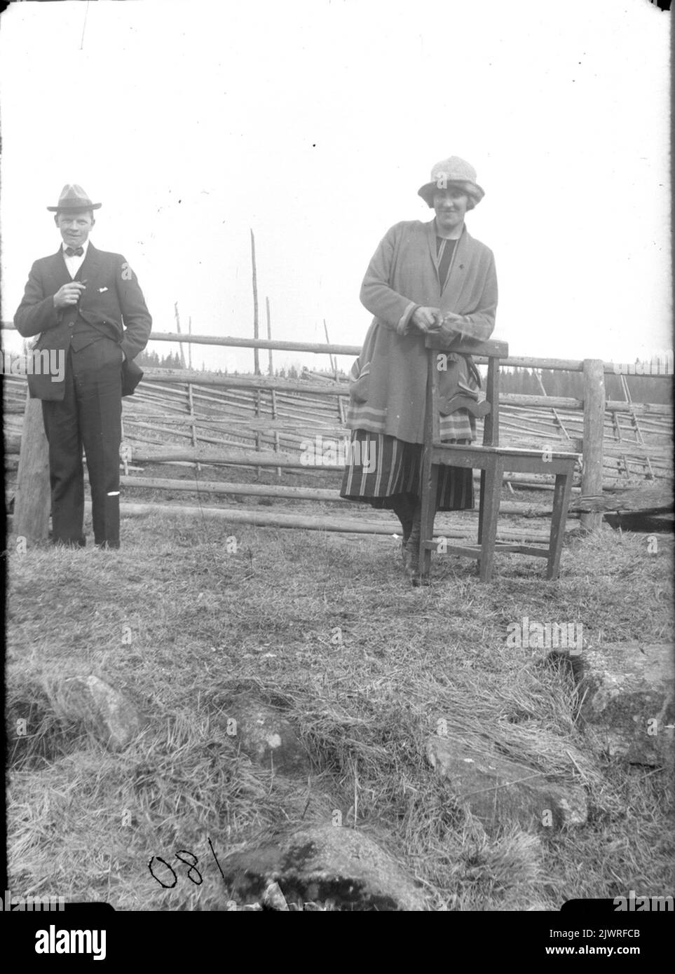 Photo man woman standing Black and White Stock Photos & Images - Alamy